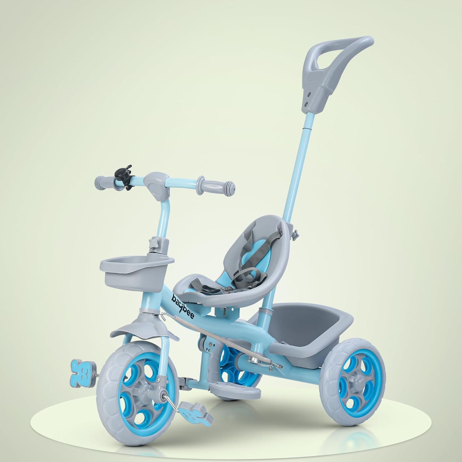 KIDZON Beagle Pro 2 in 1 Baby Tricycle for Kids, Plug N Play Kids Tric ...
